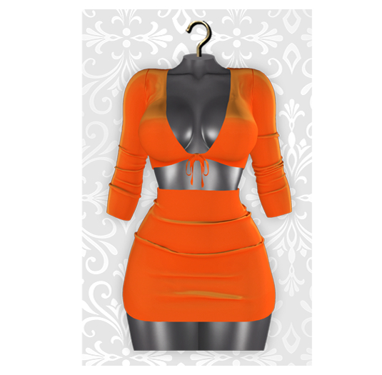 Second Life Marketplace Maai Bunny Outfit Orange